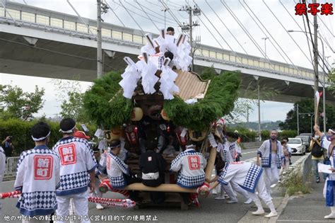 令和4年8月20日 池田市新町だんじり巡行その2 祭写楽