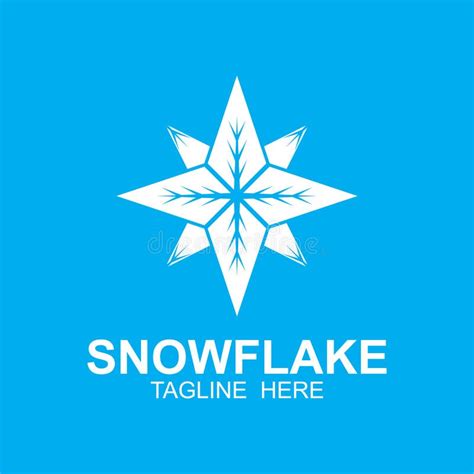 Snowflake Logo Vector Stock Vector Illustration Of Frozen 347903778