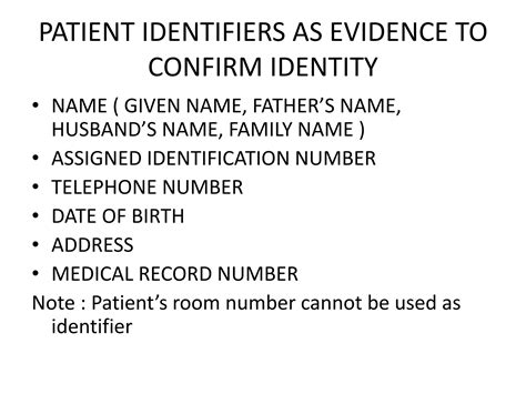 Patient Identificationpptx