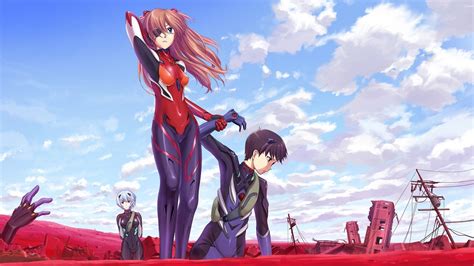 デスクトップ壁紙 1920x1080 Px アニメ アスカ・ラングレー・ソリュュ 綾波レイ イカリシンジ 新世紀エヴァンゲリオン