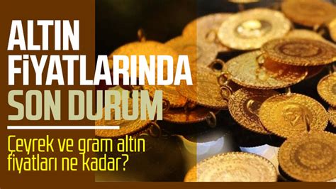 Altın fiyatları ne oldu 25 Nisan Salı çeyrek tam gram altın güncel