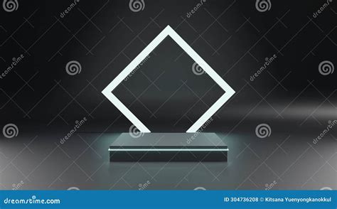 Rectangular Performance Stage Stock Illustration Illustration Of