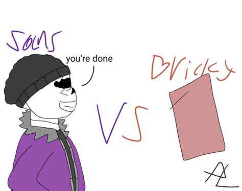 Sans Vs Bricky For The War R Originalcharacter
