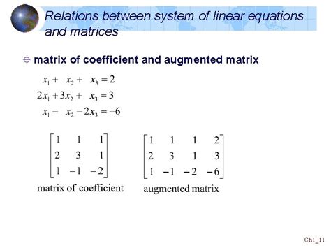 Linear Algebra Chapter Systems Of Linear Equations
