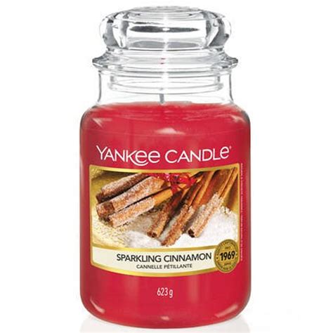 Yankee Candle Świeca Duża Sparkling Cinnamon Candle Store