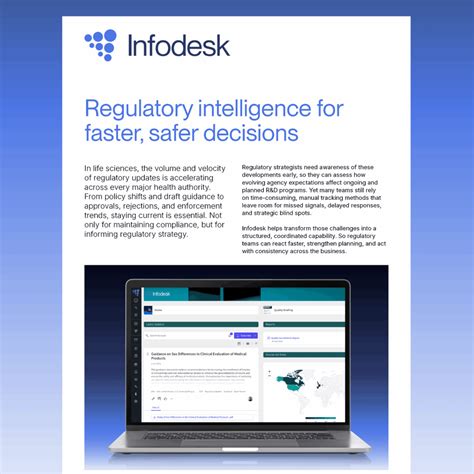 Ai Regulatory Intelligence In Life Sciences Infodesk