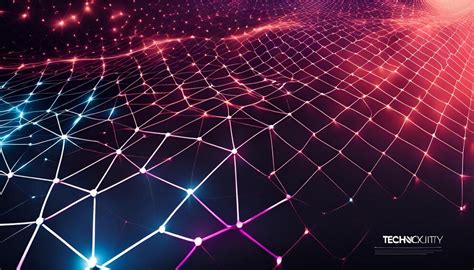 Tech Connectivity Grid Premium Ai Generated Image