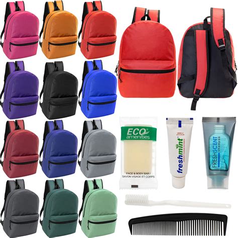 Wholesale Hygiene Items And Bulk 185 Backpacks Care Box For Homeless
