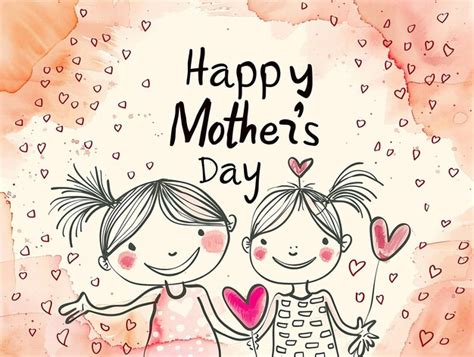 Premium Photo Happy Mothers Day Handwritten