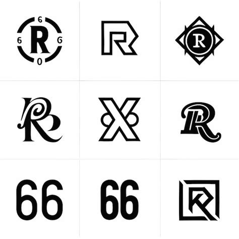 Monograma De Las Letras Logotipo Diseño Alfabético Vector Premium