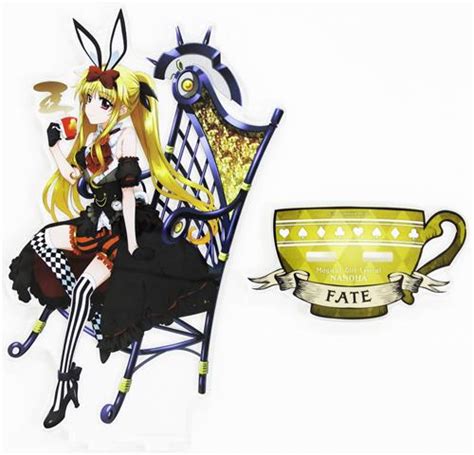 魔法少女リリカルなのは アクリルスタンドフィギュア フェイト・テスタロッサフェイト・t・ハラオウン リリカルティーパーティーver ﾏﾎ