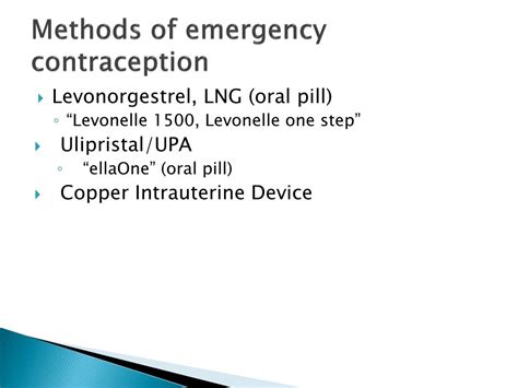 Ppt Emergency Contraception Powerpoint Presentation Free Download