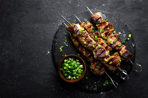 Grilled Lamb Skewers Robert Irvine