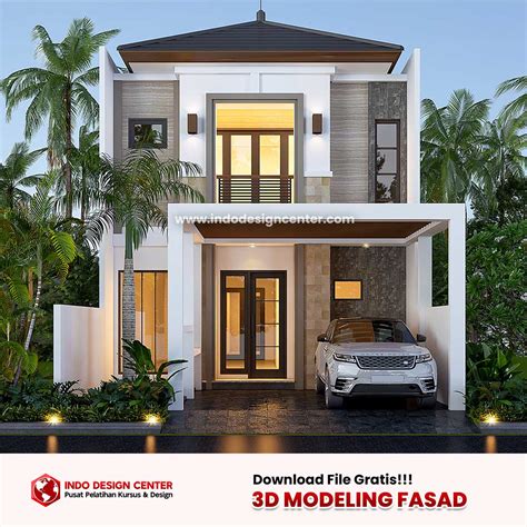 Denah Rumah Download Denah Rumah Gratis Pdf Dan Dwg Indo Design