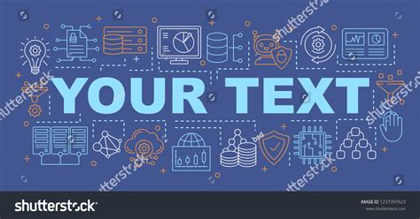 Database Word Concepts Banner Big Data Stock Vector Royalty Free 1237397623 Shutterstock