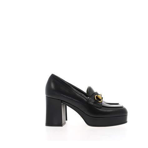 Chaussures Mocassins Gucci Noir Doccasion Monogram Paris