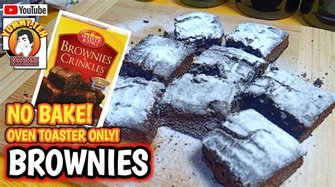How To Bake A Brownies Using An Oven Toaster White King Brownies And