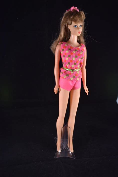 Vintage Twist N Turn Barbie 1160 Go Go Co Co Light Brown Hair 1968