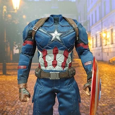 Hot Toys Figures Dolls 핫토이 캡틴아메리카 어벤져스 시빌워캡틴 12인치바디 On Bunjang Global Site