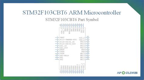 stm32f103cbt6 arm microcontrollers specification pinout 56 off