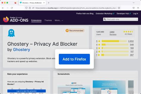 How To Install Extensions Add Ons In Mozilla Firefox Ghostery