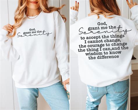 Serenity Prayer SVG PNG Christian Svg God Svg Jesus Svg Inspire