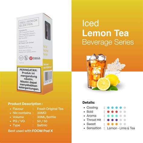 Load Gambar Ke Gallery Iced Lemon Tea [tea Series] Foom Lab Global