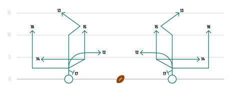 Offense Passing Tree Tackle American Football Coaches Platform