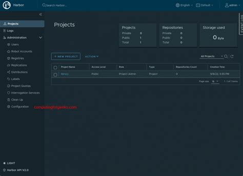 Install Harbor Image Registry On Ubuntu 22042004 Computingforgeeks