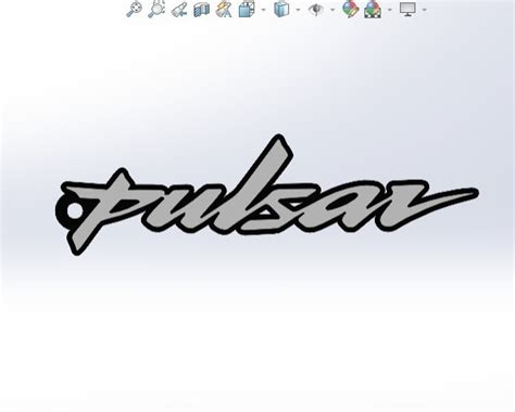 Stl File Motorcycle Logo Pulsar Keychain 🏍️ ・3d Printing Model To Download・cults