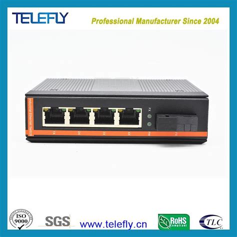 Unmanaged 10 100mbps 4 Port Gigabit Fiber Ethernet Industrial 4 Port Oem Network Switch Oem