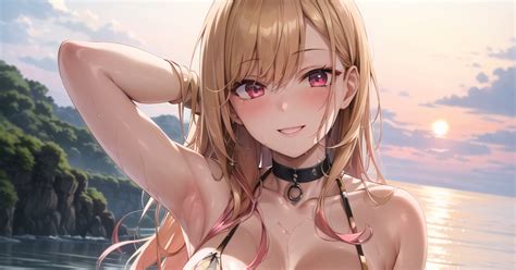 喜多川海夢 Bikini Marin Kitagawa Apel Ai Artのイラスト Pixiv