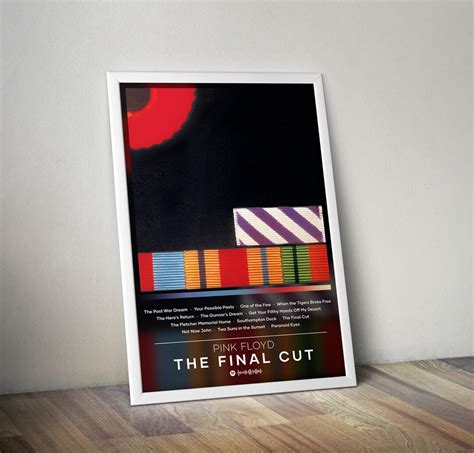 Pink Floyd Poster Print The Final Cut Poster Album Poster Etsy