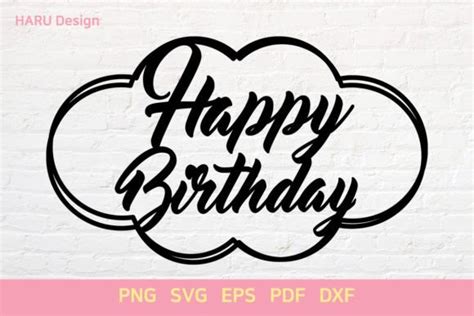 Cake Topper Graphic By Harudesign · Creative Fabrica