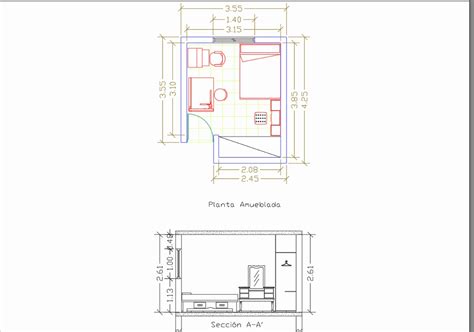 Dormitorio En Autocad Descargar Cad Gratis 229 Kb Bibliocad
