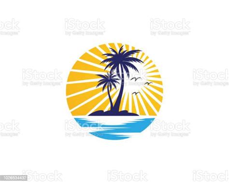 棕櫚樹向量圖向量圖形及更多休息圖片 休息 剪裁圖 加勒比海 美洲 Istock