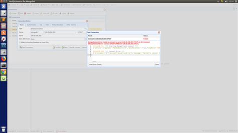 Mongodb Mongonetworkerror：首次连接时无法连接到服务器149 28 156 203 27017 堆栈内存溢出