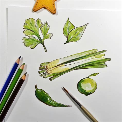 Food Sketches On Behance