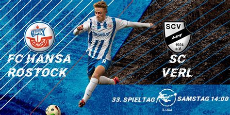 Inför Fc Hansa Rostock Sc Verl Svenskafans