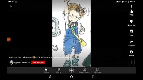 Los Niños Que Salvo Deku Acen Las Poses De Ese Momento Uwu🌟 Youtube