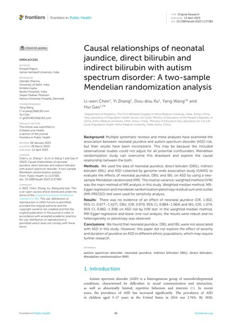 Pdf Causal Relationships Of Neonatal Jaundice Direct Bilirubin And Indirect Bilirubin With