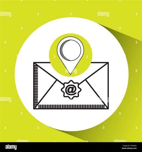 Pin Map Email Concept Pointer Graphic Vector Illustration Eps 10 Stock Vector Image And Art Alamy