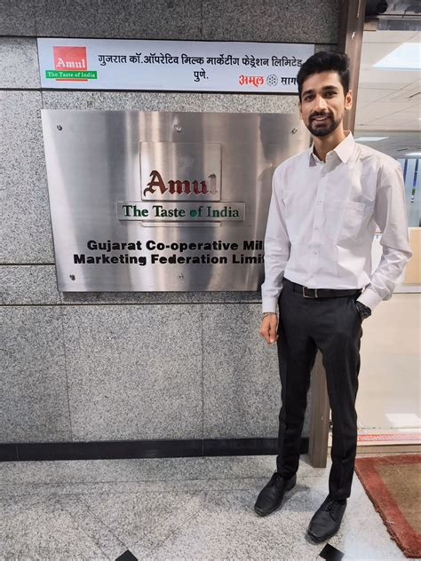 Yash Thakur On Linkedin Amul Internship Dairyindustry Bakery