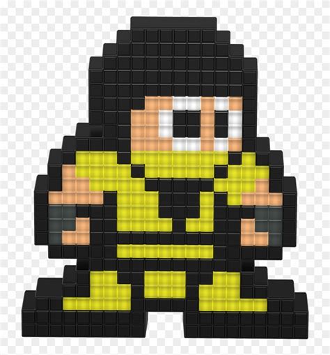 Scorpion Pixel Art Mortal Kombat Clipart 2677352 Pikpng
