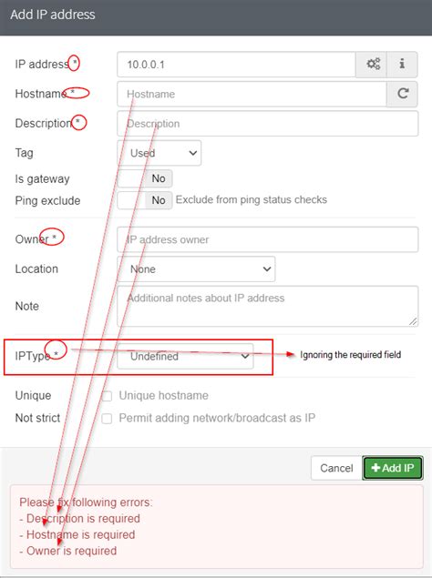 customfield requires default value · issue 3375 · phpipam phpipam · github