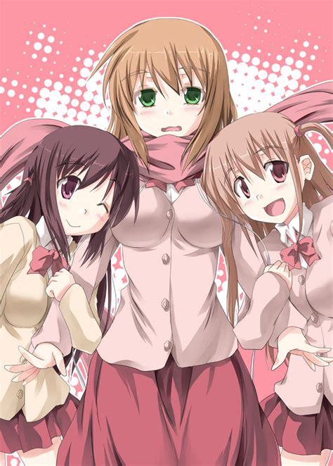 Atarashi Ako Matsumi Kuro And Matsumi Yuu Saki And 1 More Drawn By