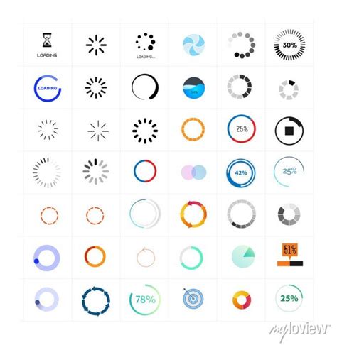 Preloaders And Progress Bar Web Preloader Round Progress Bar