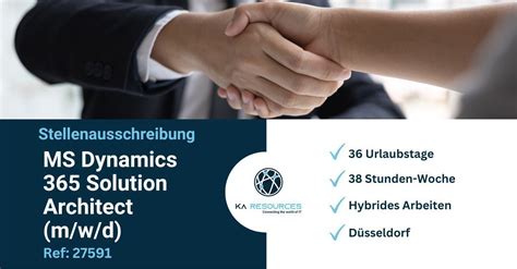 Ka Resources Recruitment Sl On Linkedin Microsoft Dynamics 365 Fo Solution Architect M W D