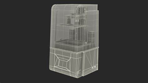3d Printer With Plastic Case 3d Turbosquid 2078083