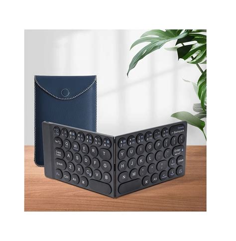 WiWU Slim Folding Keyboard Bluetooth Rechargeable IOS Android Windows English PC Kuwait